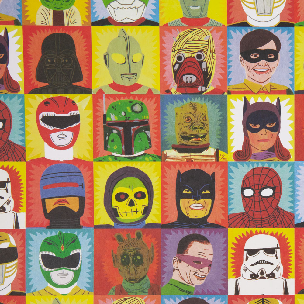 Heroes & Villains wrapping paper - T&T